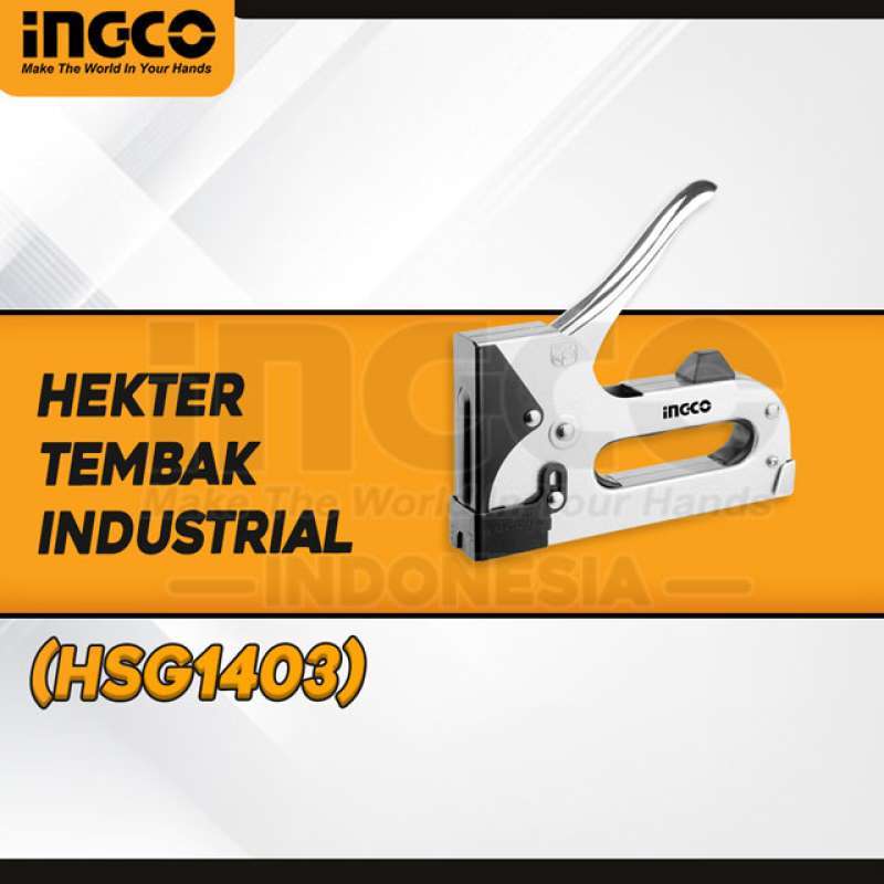 Jual HEKTER TEMBAK MANUAL INDUSTRIAL PAKU STAPLES GUN INGCO - HSG1404 ...
