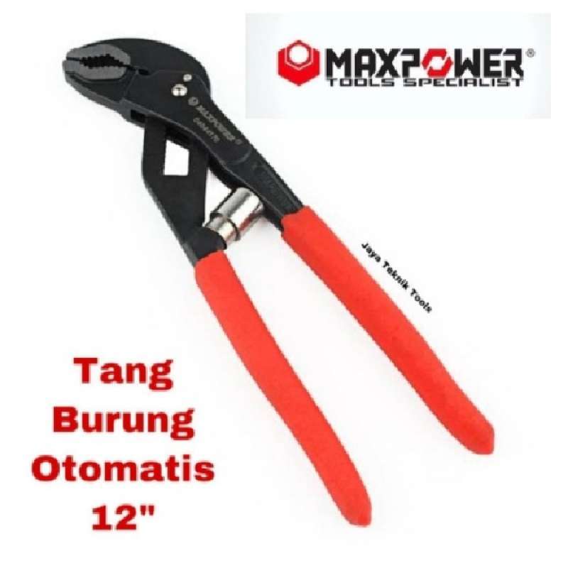 Jual Tang Burung Otomatis 12 300 Mm Maxpower Jis Japan Box Joint Plier Di Seller Teknik Jaya ...