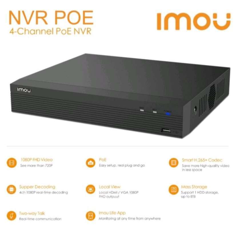 Jual NVR IMOU POE 4CHANNEL GARANSI RESMI IMOU di Seller CCTV CAHAYA ...