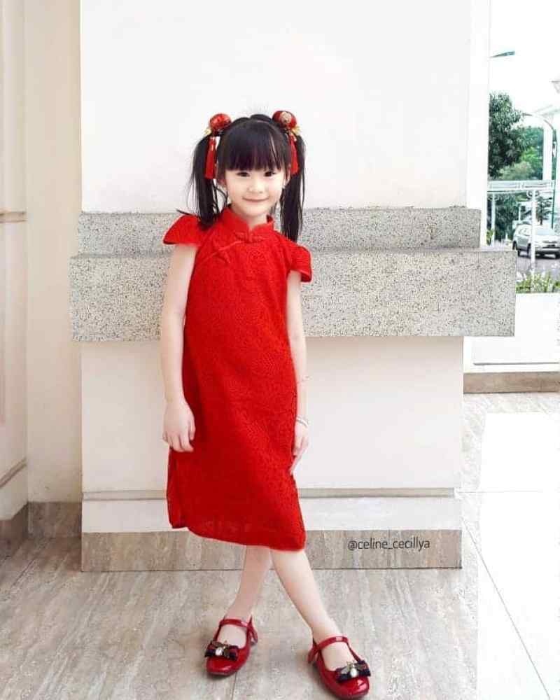 Jual NACHA CHEONGSAM ANAK / DRESS BROKAT ANAK / QIPAO ANAK / CHEONGSAM ...