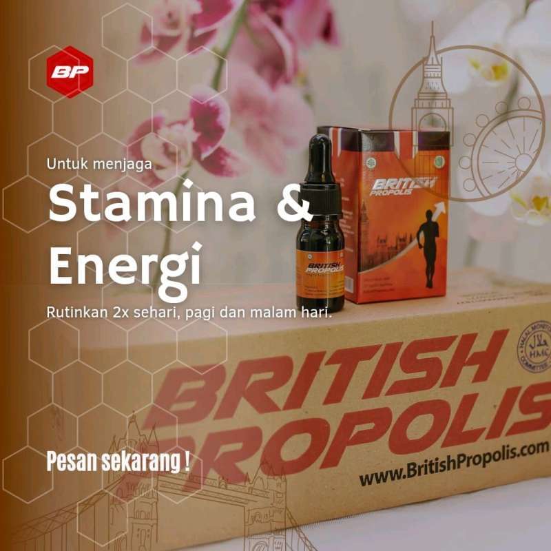 Promo British Propolis Paket Hemat 3 Botol Garansi 100% Original Diskon ...