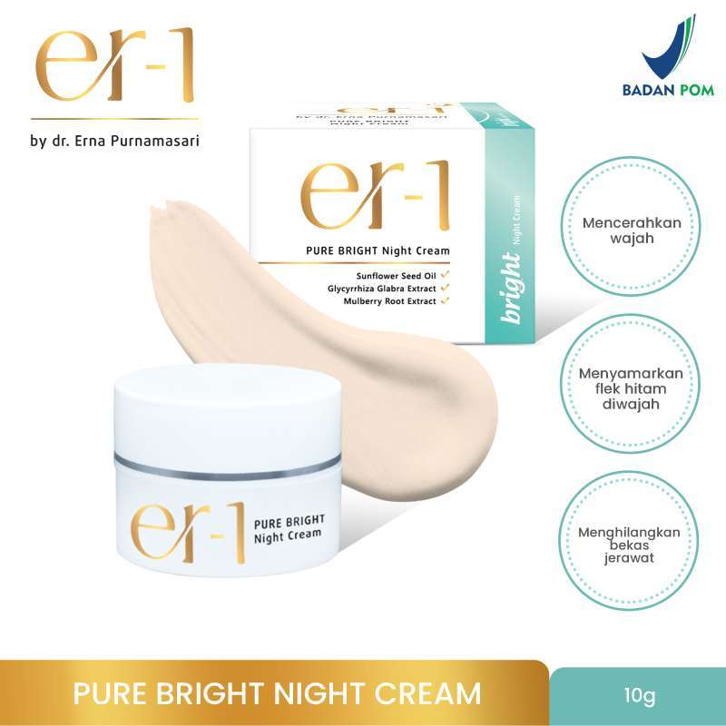Promo er-1 by dr. Erna Pure Bright Moisturizer Night Cream with Alpha ...