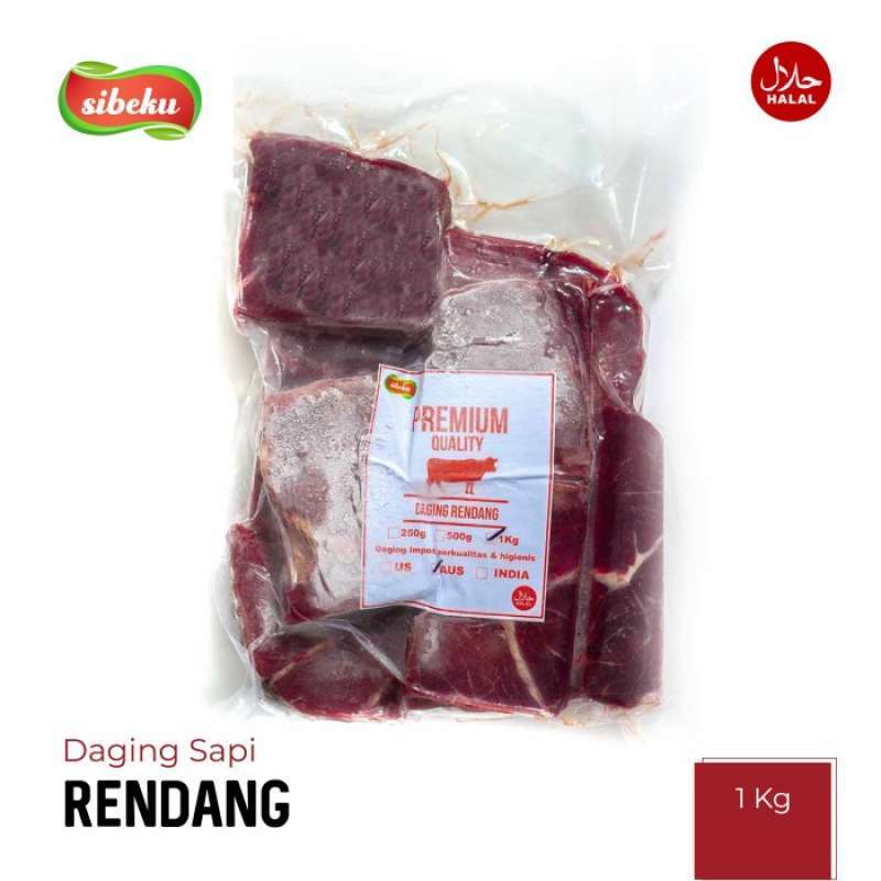 Jual Daging Sapi Rendang Halal 1kg Frozen Food Import Dari Australia Di ...
