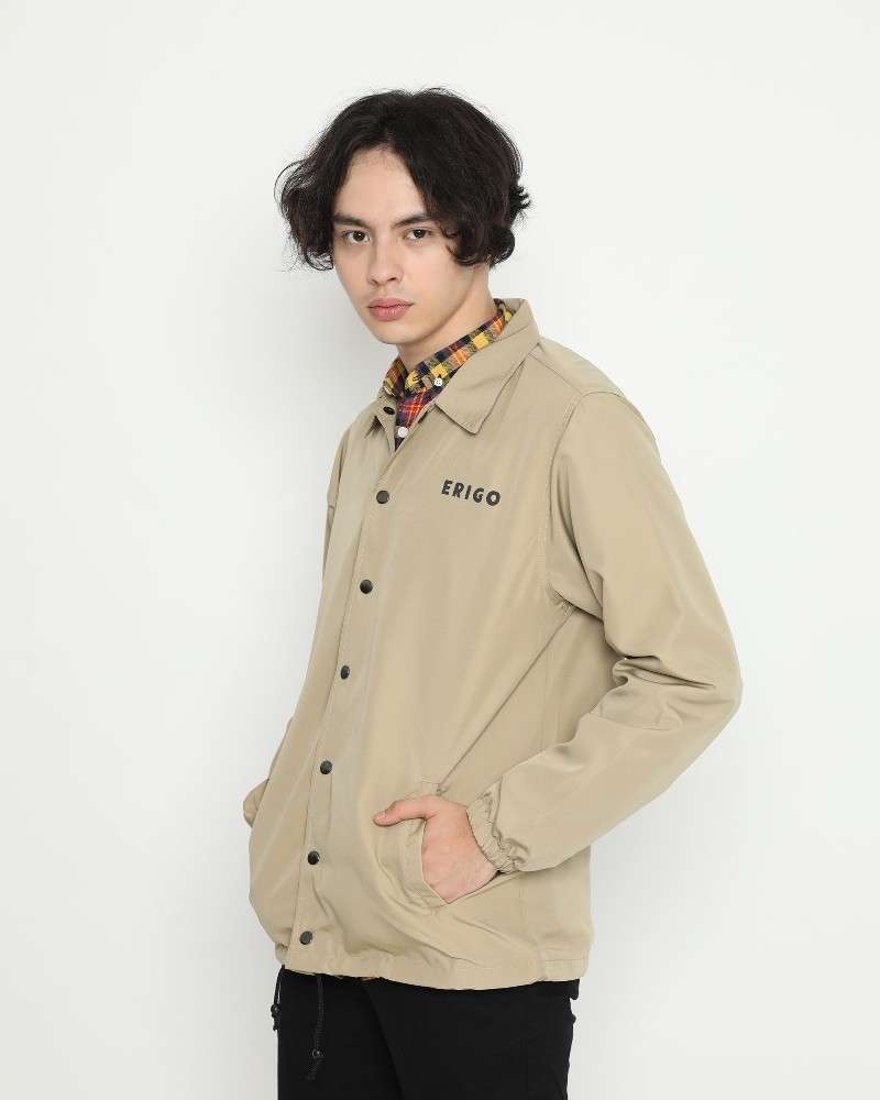 Jual Erigo Coach Jacket Tropical Hunter Taslan Khaki D989 - S di Seller ...