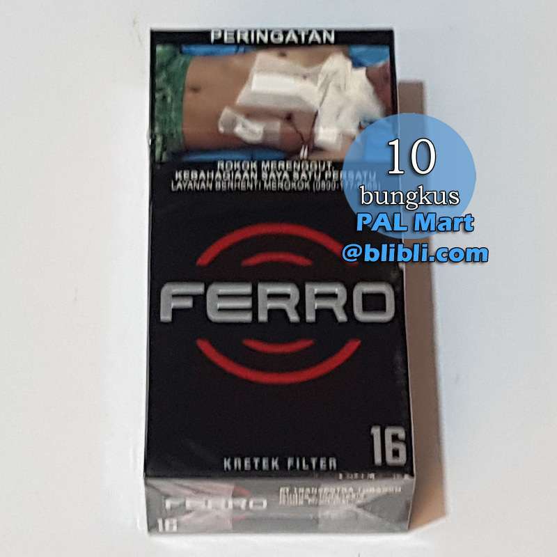 Jual rokok FERRO 16 [1 slop / 10 bungkus @ 16 batang] / Distributor PT ...