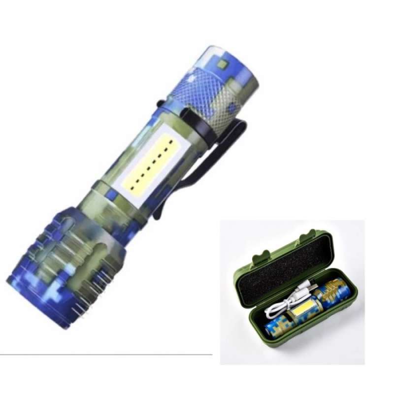 Promo Senter Swat Mini Zoom Senter Police LED 100 % ORIGINAL Diskon 33% ...