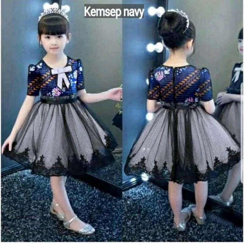 Baju Batik Kombinasi Anak Perempuan √40+ Model Baju Batik Anak