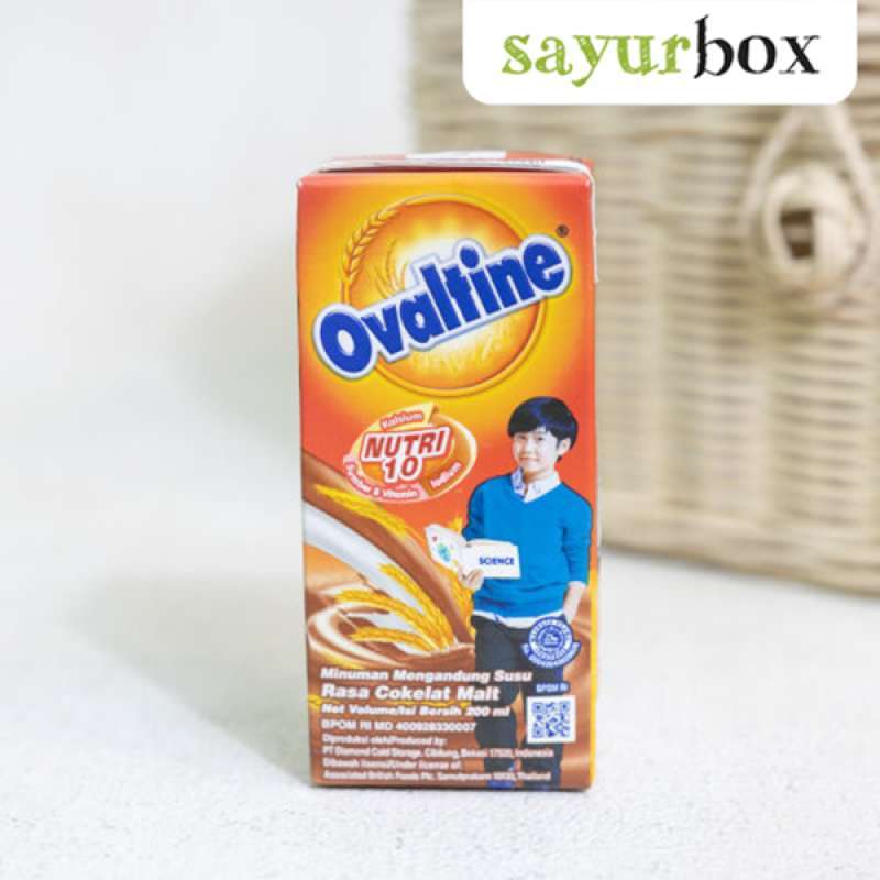 Jual Ovaltine UHT Milk Chocolate Malt 200 ml Sayurbox - JKT di Seller Sayurbox Official Store ...