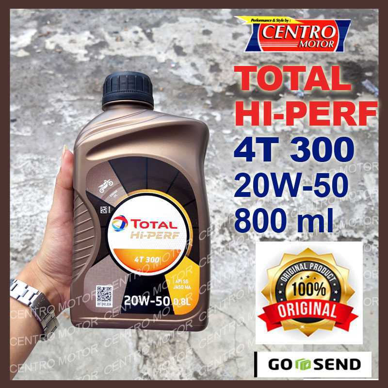 Jual OLI TOTAL HI PERF 4T 300 SAE 20W-50.Oli Perancis. Cocok untuk ...