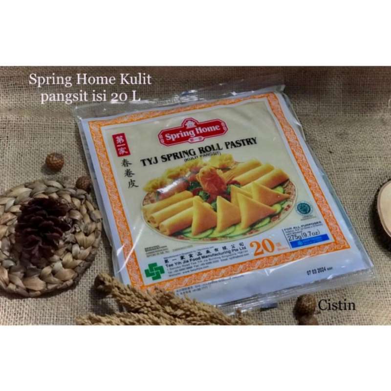Jual Spring Home Kulit Pangsit Besar isi 20pcs di Seller Cistin Toko ...