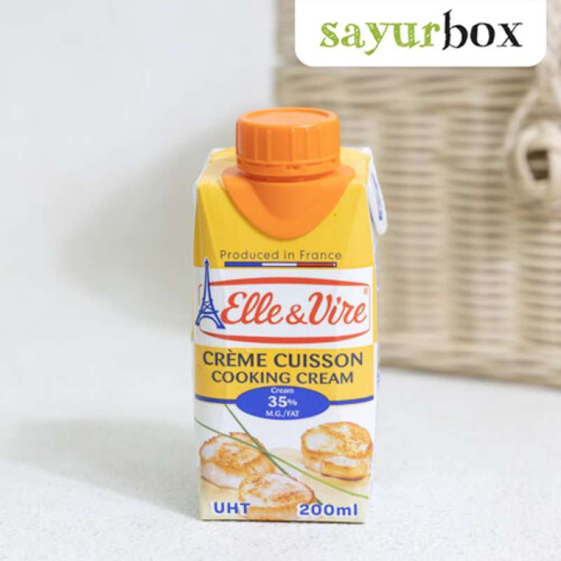 Jual Elle & Vire Cooking Cream 200 ml Sayurbox - JKT di Seller Sayurbox ...