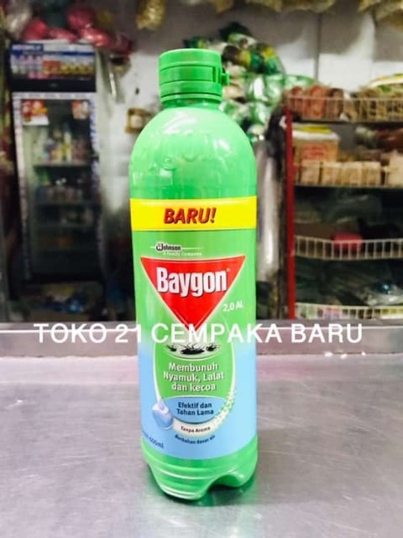 Jual Baygon Liquid Cair Tanpa Aroma Botol 600 Ml | Anti Nyamuk Baygon ...