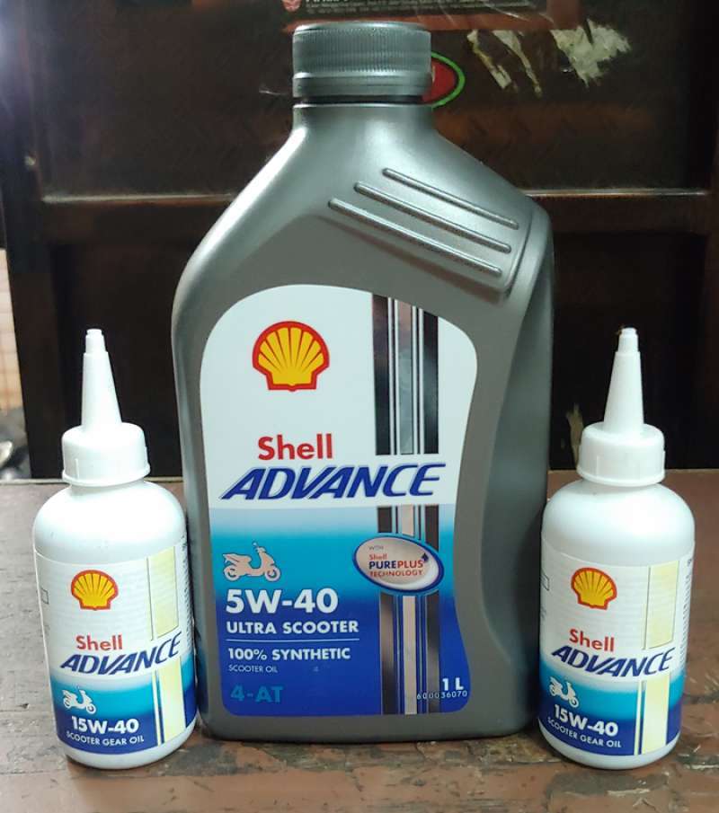 Promo Paket Oli Shell Matic Ultra Dan Oli Gardan Shell Nmax - Aerox ...