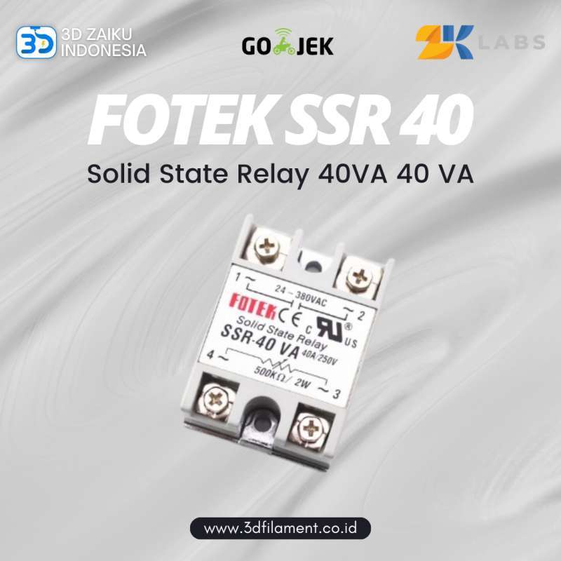 Jual Fotek SSR Solid State Relay SSR 40 VA SSR 40VA di Seller 3D Zaiku - Kedaung Kali Angke-2 ...
