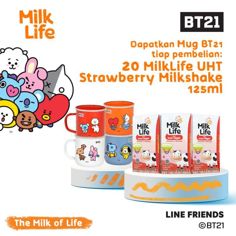 Jual SMG/JOG/SOLO - MilkLife Stroberi Milkshake – UHT Kids Tetra Slim ...