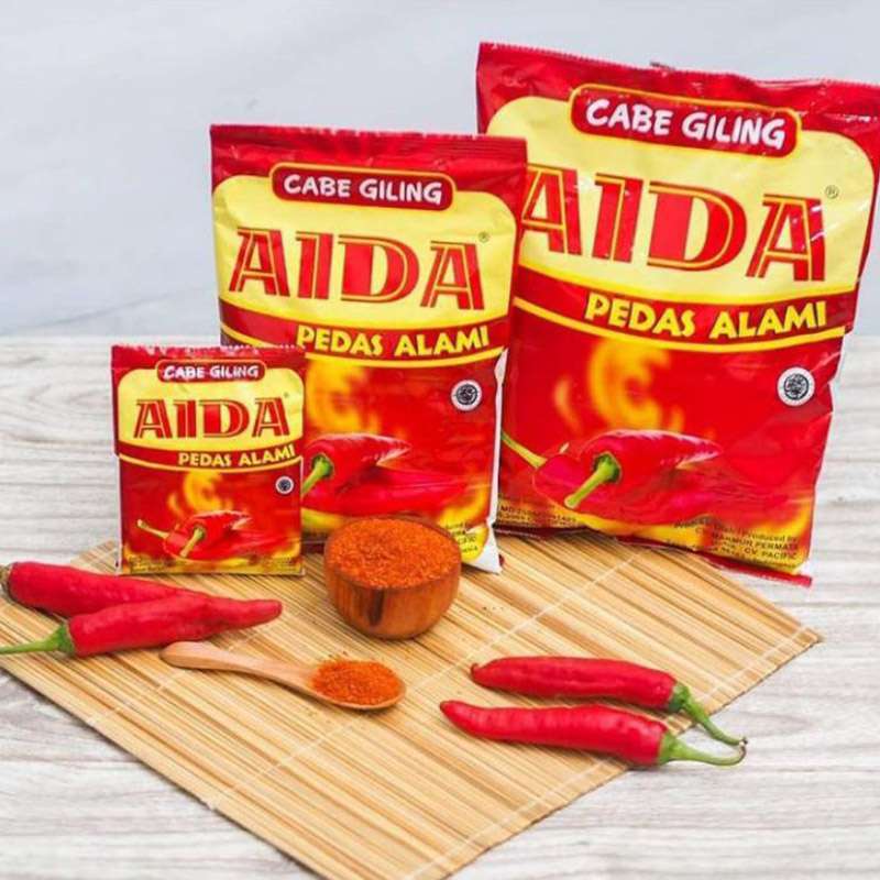 Jual Bubuk Cabe Merk Aida 25 Gram - Cabai Bubuk Pelengkap Rasa Di ...