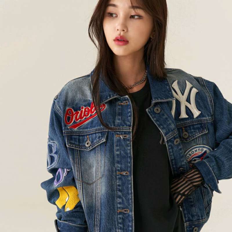 Tổng hợp hơn 61 về MLB denim jacket mới nhất - ntbeamng