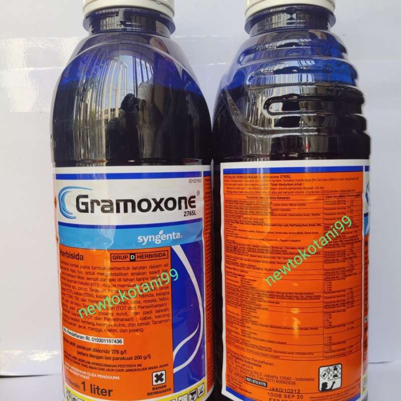 Jual Herbisida GRAMOXONE 276 SL 1 liter gramason racun rumput dan gulma ...