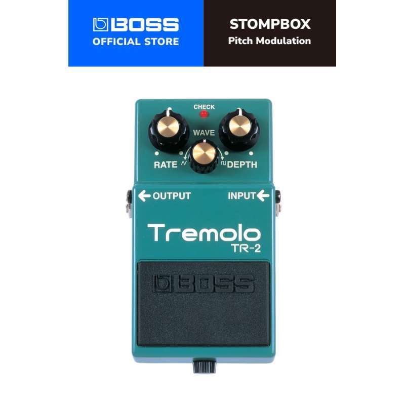 Promo BOSS Stompbox TR-2 Tremolo Pedal Pitch Modulation Diskon 20% di ...