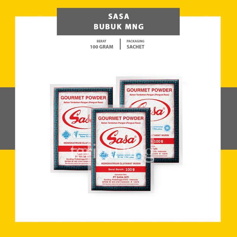 Jual Penguat Rasa Mng Sasa 100gr - Penyedap Rasa Msg - Micin Mecin ...