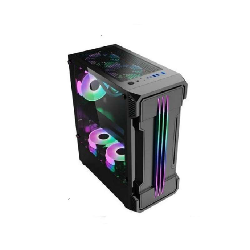 Jual Casing Simbadda BattleGround 08 ATX mATX Tempered Glass Gaming ...
