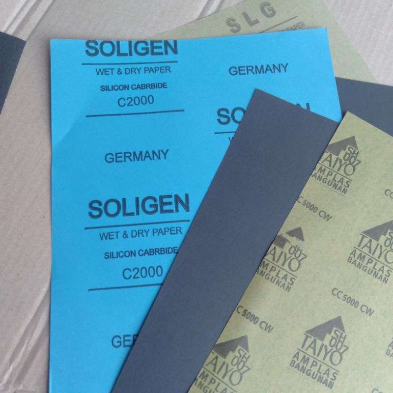 Jual Amplas Lembaran Hamplas Lembran Grit 80 120 240 600 800 5000 ...