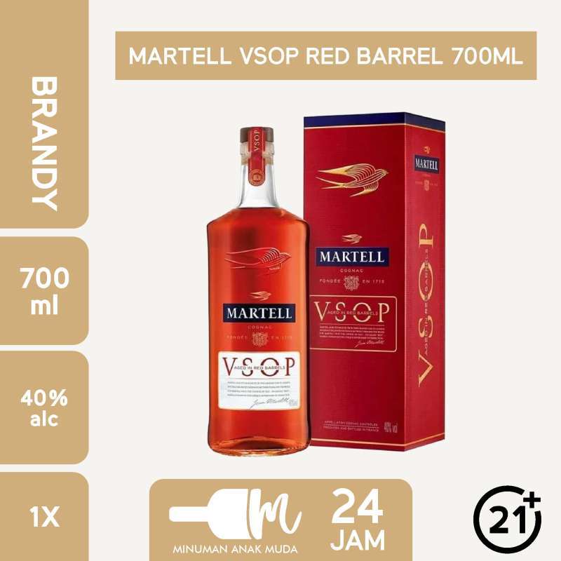 Jual Martell VSOP Red Barrel 700ml di Seller Minuman Anak Muda Jakarta - Taman Sari, Kota ...