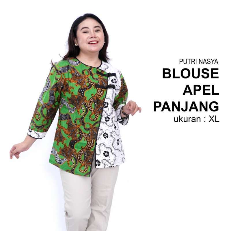 Promo Atasan Batik Big Size Blouse Wanita Jumbo L Xl 2l 3l 4l 5l 6l 7l