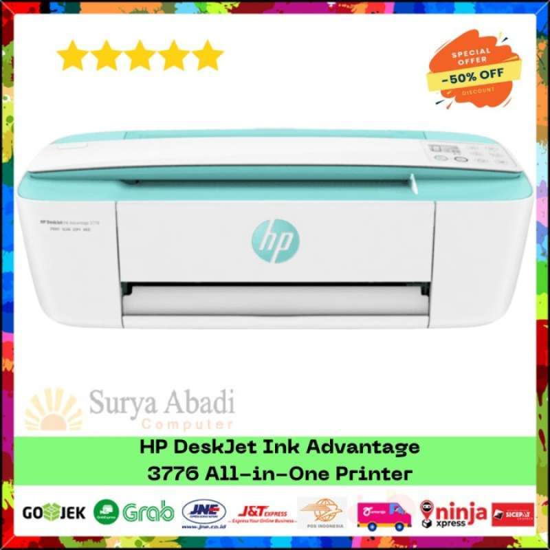 Jual HP DeskJet Ink Advantage 3776 All-in-One Printer di Seller Surya ...