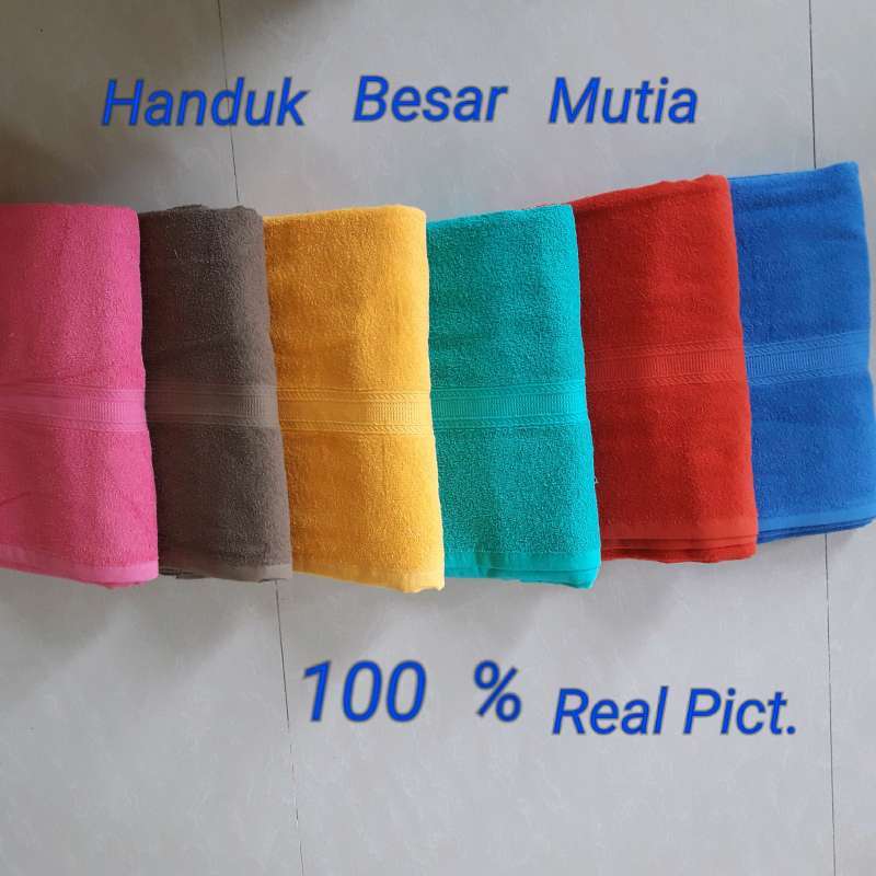 Jual Handuk Mandi Besar, Handuk Jumbo, Handuk Mandi Dewasa Mutia Ukuran ...