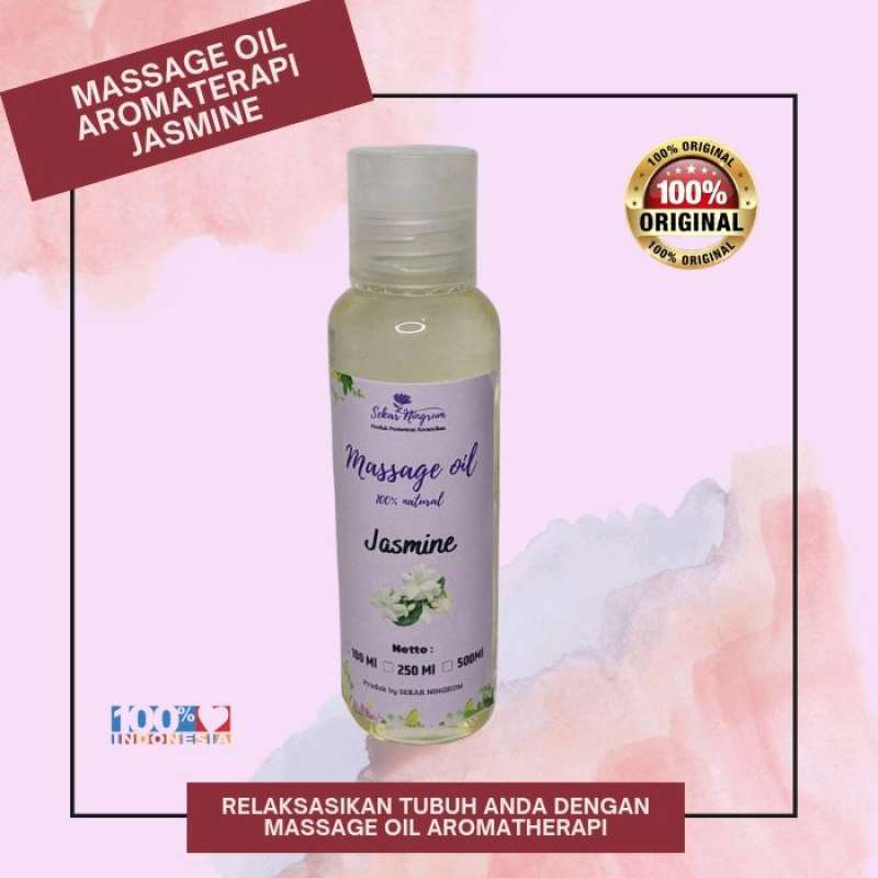 Jual Massage Oil Aromatherapy Jasmine - Minyak Pijat Aroma Melati 100ml Di Seller Undangan Murah ...