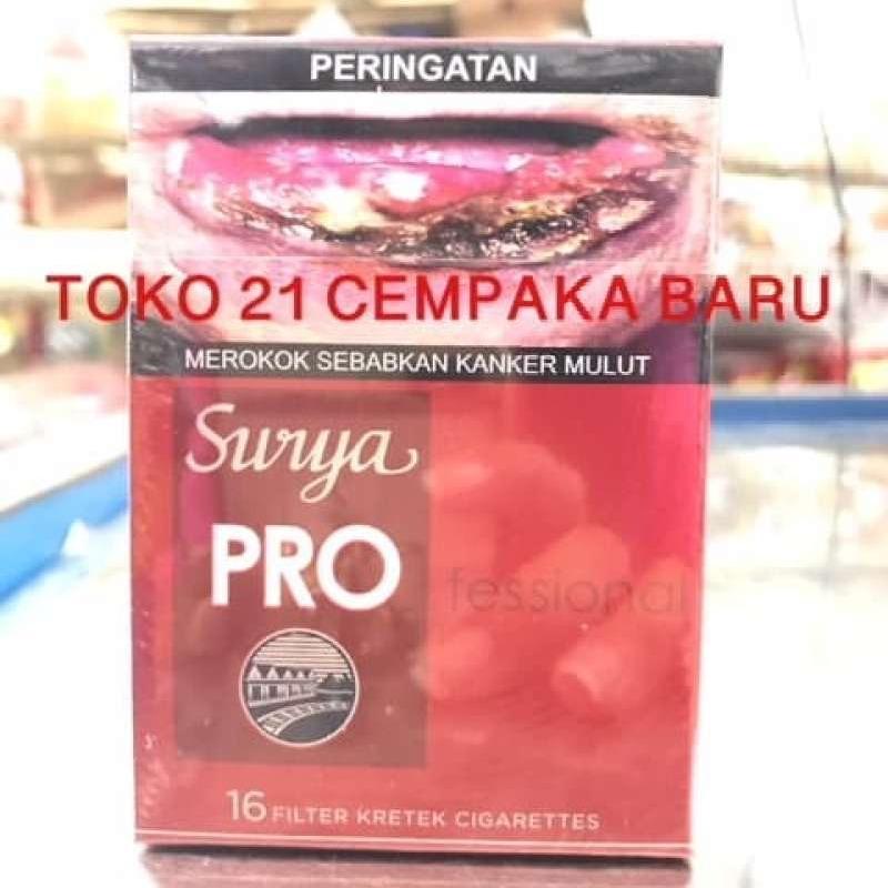 Jual Rokok GUDANG GARAM SURYA PRO PROFESSIONAL 16 BATANG | MERAH Rokok ...