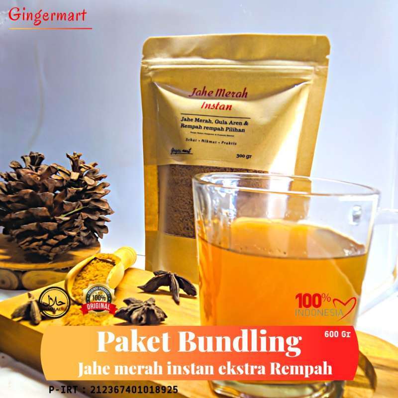 Promo Minuman Rempah Herbal Jahe Merah Bubuk Instan Dengan Rempah ... Promo Minuman Rempah Herbal Jahe Merah Bubuk Instan Dengan Rempah ...