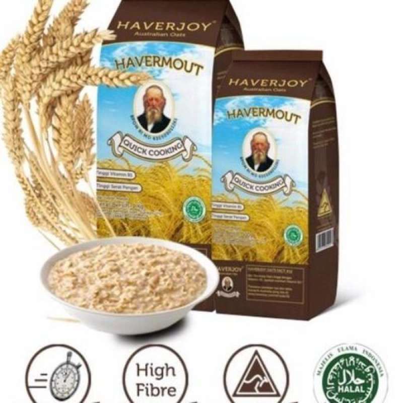 Jual Haverjoy Quick Cooking Oats 500g Di Seller Somura Tbk - Kelapa Dua ...