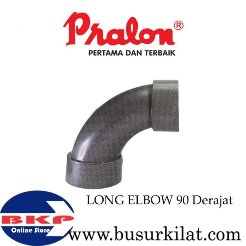 Promo Long Elbow 3 Inch PVC Pralon D / Large Radius Elbow / Sambungan ...