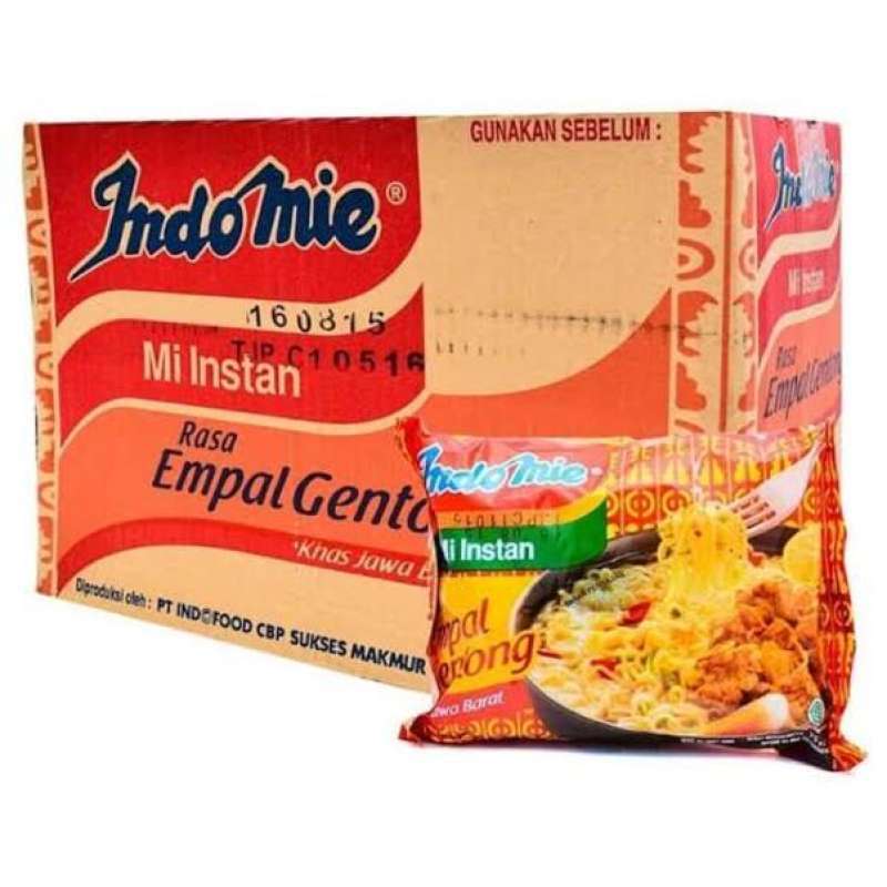 Jual Indomie Empal Gentong Mie Instant [75 G/ 40 Pcs/ Dus] Di Seller ...