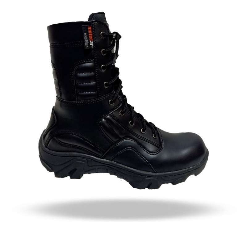 Jual Sepatu Pdl Pria Safety Boot X RUNNER Hitam Resleting Ujung Besi ...