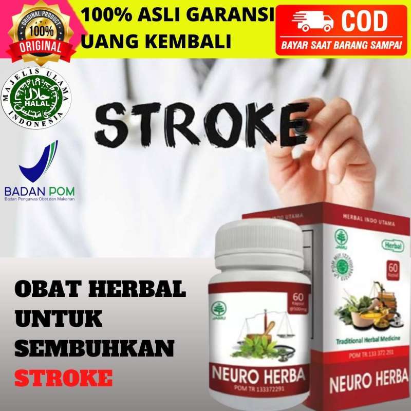 Jual Asli 100% Original- NEURO HERBA - Obat Stroke - Penyakit Jantung ...