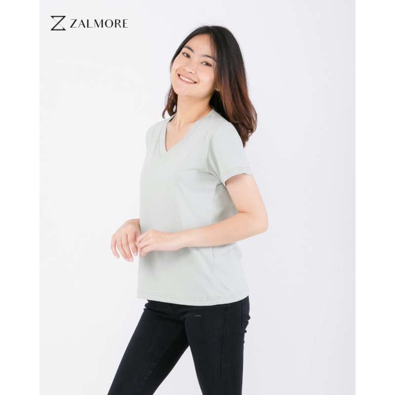 Promo Zalmore Pastel Series Woman T-Shirt Premium Cotton - Kaos Wanita ...