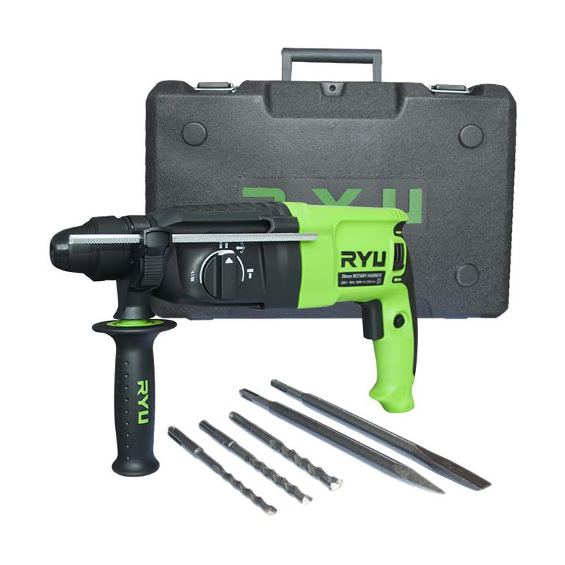 Promo Ryu Tekiro RRH 26 Mesin Bor Rotary Hammer - Hijau Diskon 5% di ...