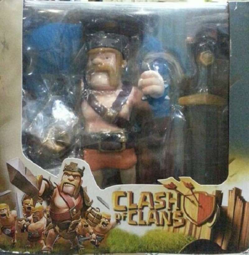Jual Action Figure Coc Clash Of Clans Barbarian King Di Seller ...