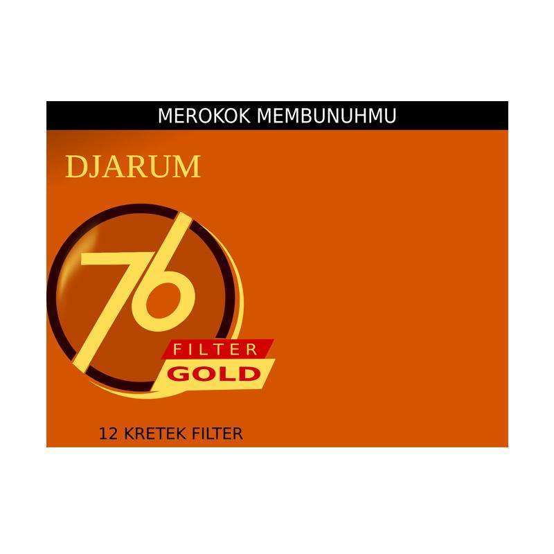 Jual Djarum 76 Filter Gold Rokok 16 batang / pcs di Seller Ayu Nadi ...