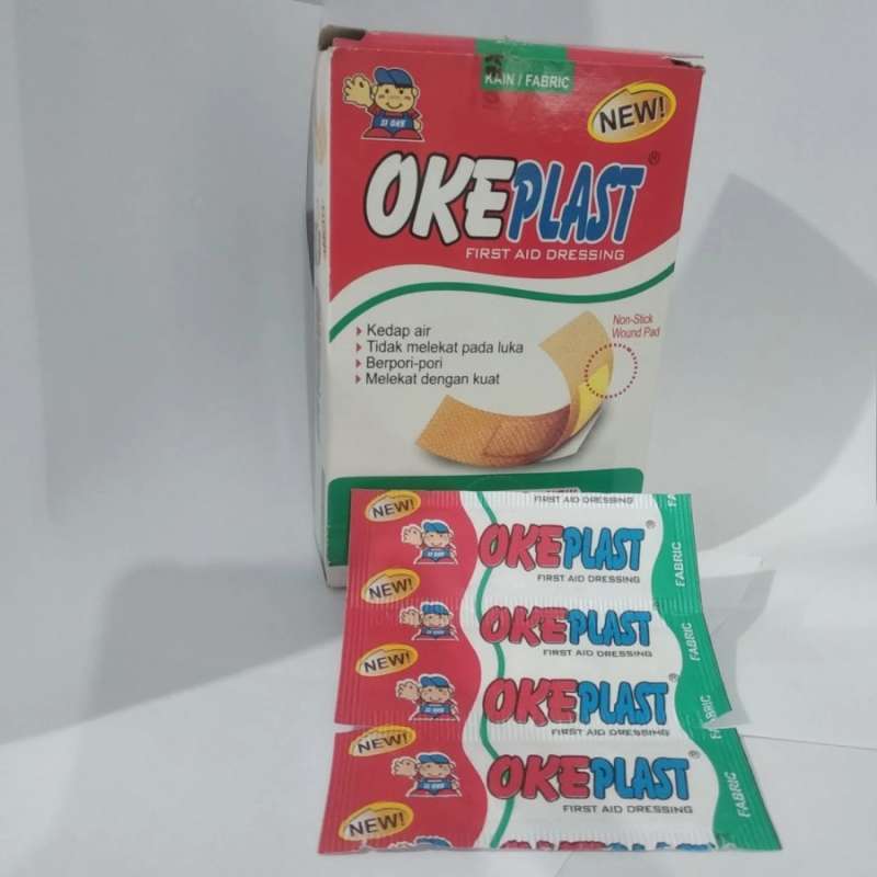 Promo Plaster Luka Ok Plast Ecer Plester Luka Steril Original Diskon 25 ...