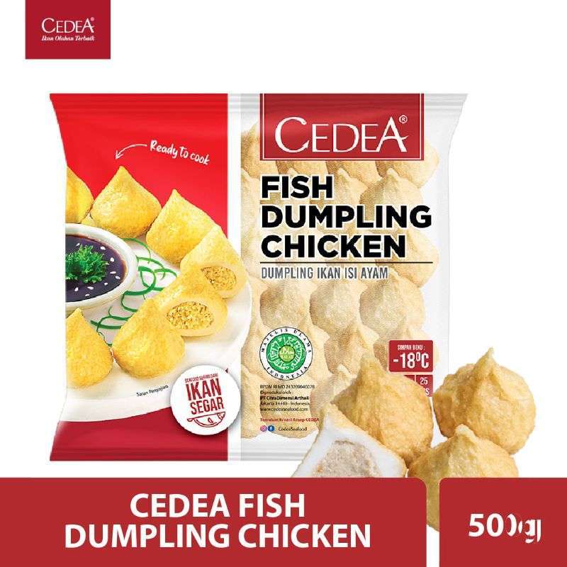 Jual Cedea Fish Dumpling Chicken [500 G] Di Seller Cedea Jakarta Pusat ...