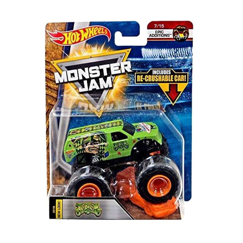 Jual Hot Wheels Monster Jam Jester With Re-crushable Car Diecast [1:64 ...
