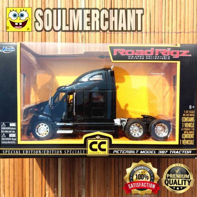 Jual JADA PETERBILT MODEL 387 TRACTOR ROAD RIGZ - HITAM HAULER RIG [1: ...