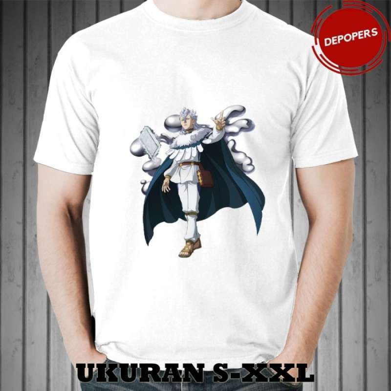 Jual BAJU KAOS NOZEL SILVA ELANG PERAK KAPTEN ANIME BLACK CLOVE! di ...