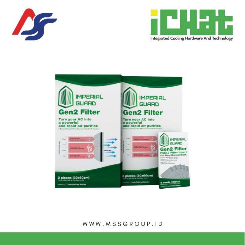 Jual Filter Ac Pm0.3 - Imperial Guard Gen2 Air Filter (30x60 Cm) - Isi 2 Di Seller Ichat Air ...