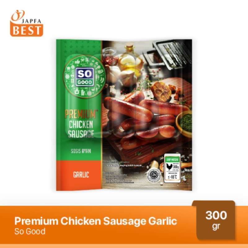 Jual So Good Sosis Premium Garlic 300 gr di Seller Japfa Best Depok ...
