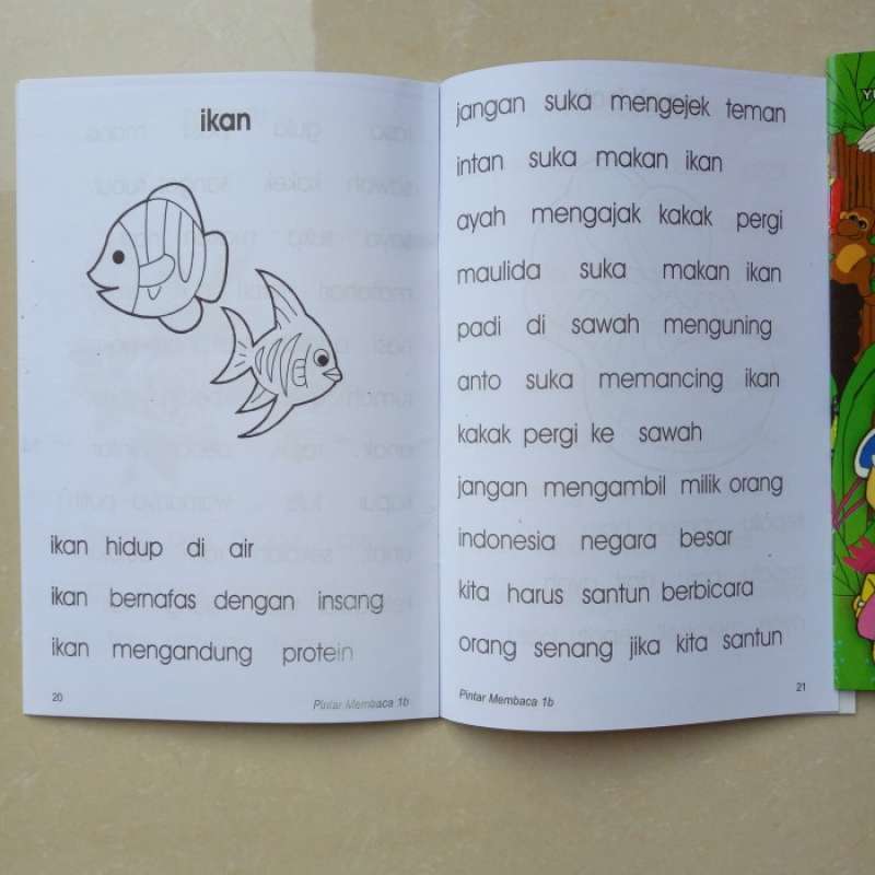 Jual Buku Anak Tk Sd Kelas 1 Pintar Membaca 1a 1b, Belajar Membaca ...